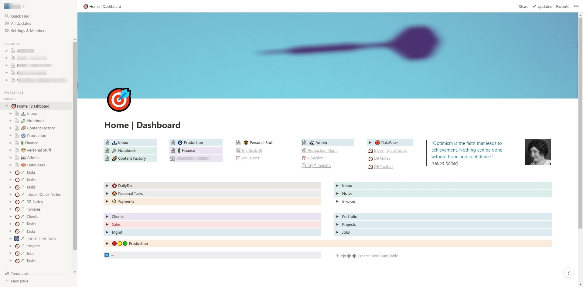 My Notion Setup 2020 - a Strategic Tool | Interkef